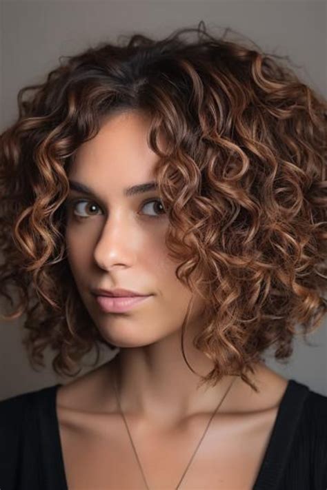 83 Cute Shoulder Length Curly Hairstyles To Try This Year Curly Hair