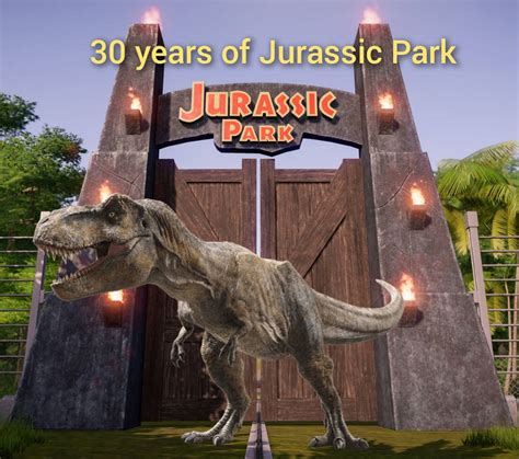 Jurassic Park 30th Anniversary By Dreddzilla On Deviantart