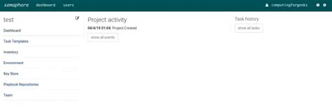 Install Semaphore Ansible Web Ui On Centos 7centos 8 Computingforgeeks
