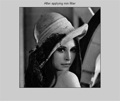 basic filters in matlab image processing mathlab