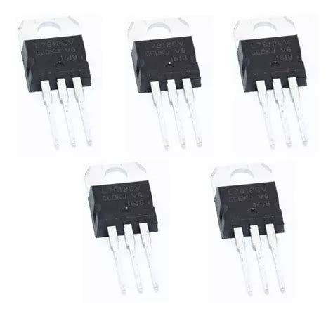 Pack 5 Regulador L7812 Lm7812 T0220 Arduino Fselectronics Cl Cuotas