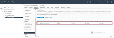 Move Vsphere Cluster Services Vcls Vms Datastore