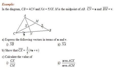 Vector Geometry (solutions, examples, videos)