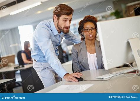 Technology And Teamwork The Right Tools For Success Two Coworkers