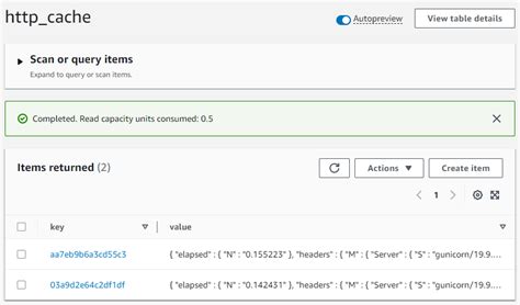 DynamoDB Requests Cache Documentation
