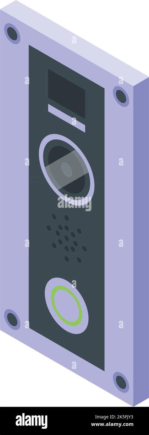 Wall Intercom Icon Isometric Vector Door Camera System Security Stock Vector Image And Art Alamy