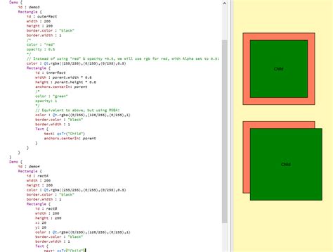 Nested Opacity Inheritance In QML And CSS How Does This Work Again