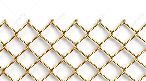 흰색 배경에 고립 된 금 와이어 울타리의 3d 렌더링 금 배경 체인 링크 배경 타리 배경 이미지 Hd 금 체인 링크 타리 배경 사진 무료 다운로드 Lovepik