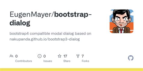 GitHub EugenMayer Bootstrap Dialog Bootstrap4 Compatible Modal Dialog Based On Nakupanda