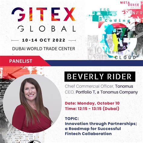 Beverly Rider ⚡️ على Linkedin Tonomus Neom Gitex2022