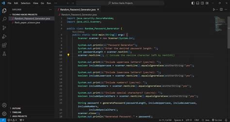 Video Completed Task 2 Of A Password Generator In Java Tarun Kumar