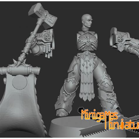 3d Printable Vulkan Figurine By Minigames Miniatures