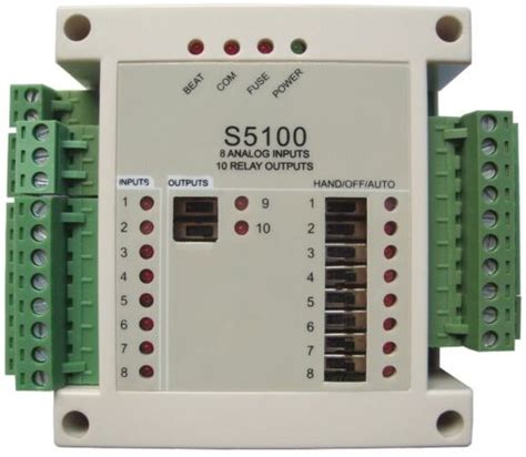 0 10v 4 20ma Ntc Analog Input Modbud Module 10 Relay Output Rs485 Hand Manual Sw Ebay