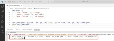 How To Split A Tuple In Python