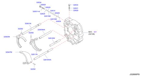 Nissan Frontier Fork Shift Reverse MANUAL SPEED TRANS 32819 CD70A Murfreesboro Nissan
