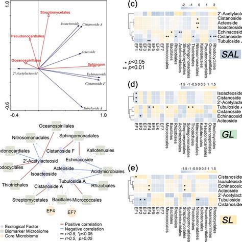 Correlation Analysis Based On Key Microbiome Six Biomarkers And Six Download Scientific