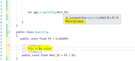 C Visual Studio Show Const Value In Tooltip Stack Overflow