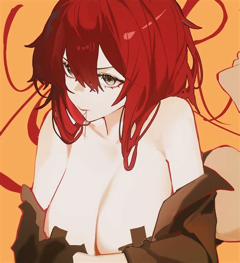 Surtr Arknights Drawn By Two Strongtiger Danbooru