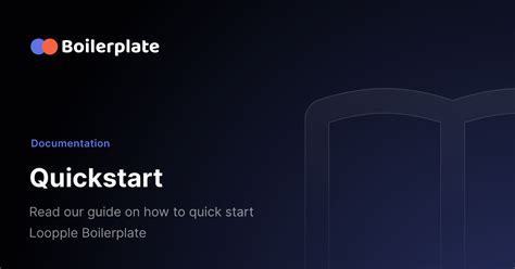 Quickstart Boilerplate