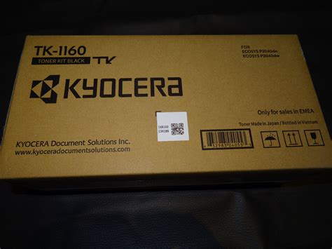 Kyocera TK-1160 Original Tonerkartusche - Schwarz (1T02RY0NL0 ...