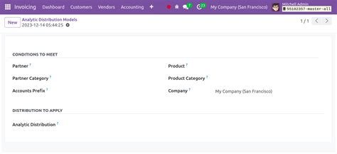 Analytic Accounts In Odoo 17 Invoicing Odoo 17 Community Book