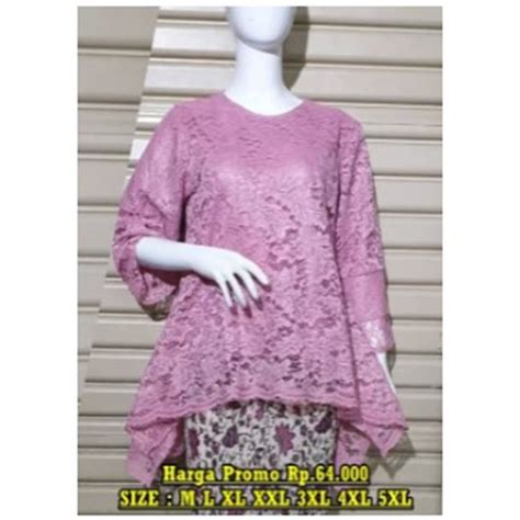 Jual Atasan Kebaya Brukat Jumbo Baju Kebaya Big Size Kebaya Brukat