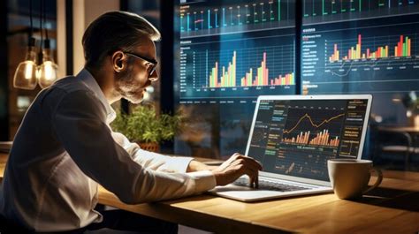 Premium Ai Image Businessman Use Laptop And Synchronize Data Of Business On Computer Device