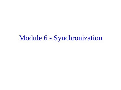 pdf module 6 distributed transactions and concurrency control