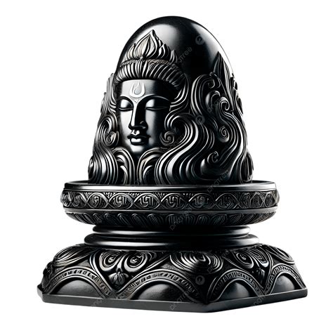 Feliz Mahashivratri Shiva Lingam Mármol Negro Señor Mahadev Daridra Bhanjan Shivlingam Maha ...