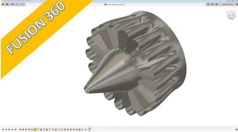 Videotutorial Fusion 360 Surfaces Propeller Airblade With Sweep Wolfgang Walden´s It