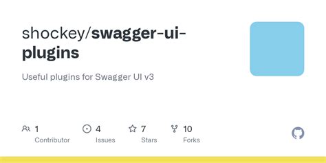 GitHub Shockey Swagger Ui Plugins Useful Plugins For Swagger UI V3