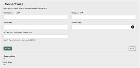Connectwise Manage Configuration Guide