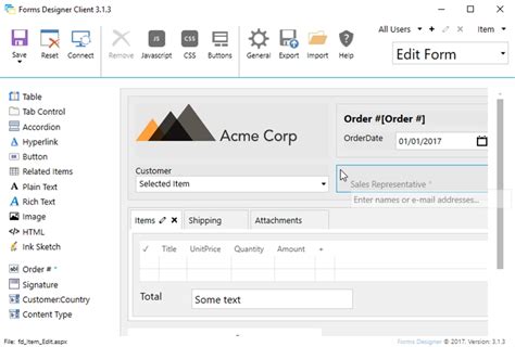 sharepoint forms designer for classic ui