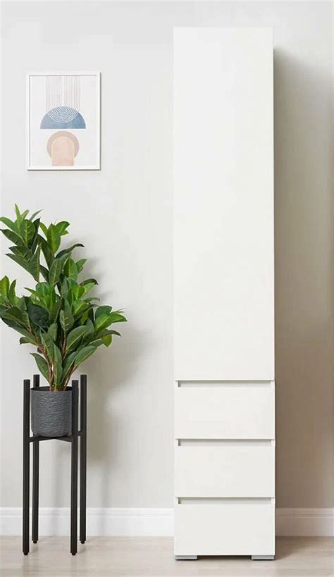 Шкаф распашной Шкаф пенал Ханна ПН 03 40x46x210 см купить C доставкой на Ozon по низкой цене