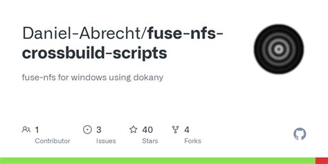Github Daniel Abrechtfuse Nfs Crossbuild Scripts Fuse Nfs For Windows Using Dokany