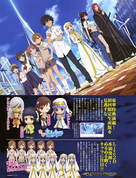 Misaka Mikoto Shirai Kuroko Kamijou Touma Saten Ruiko Index And 3