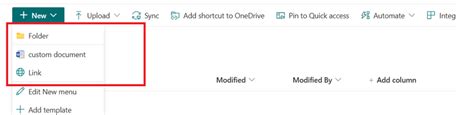 The Option To Create Word Document Excel Etc Has Disappeared After I