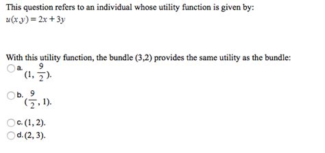 solved this question refers to an individual whose utility