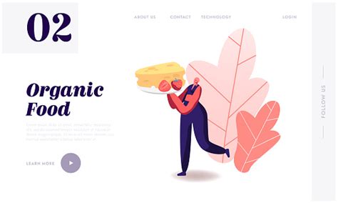 케토 다이어트 웹 사이트 방문 페이지 치즈와 딸기와 여자 캐리 트레이 저탄수화물 및 고지방 수준의 건강한 케톤 생성 상태 금식