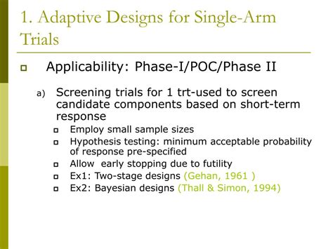 PPT Introduction To Adaptive Designs Definitions And Classification PowerPoint Presentation
