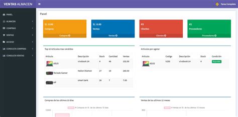 Sistema De Ventas Y Almacen Inventario En Php Y Mysql VersiÓn 20