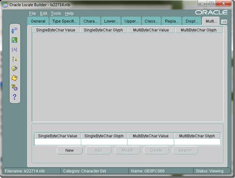 Install New Unicode Character Set In Oraclelocale Builder Dba