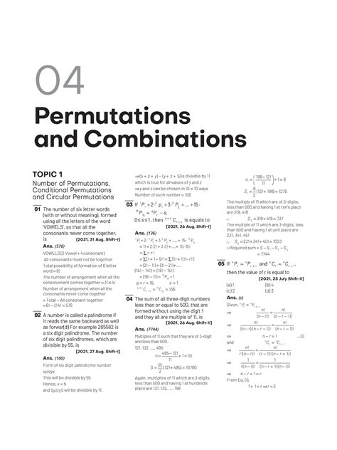 4 Permutations And Combinations 01 The Number Of Six Letter Words With Or Without Meaning