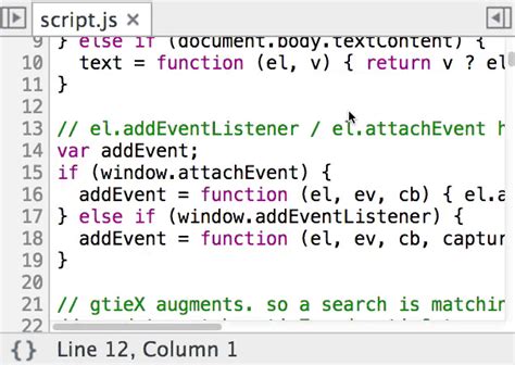 Javascript How To Go To A Specific Line In A Java Script File In