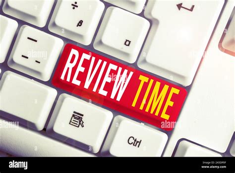 Handwriting Text Writing Review Time Conceptual Photo Situation Or