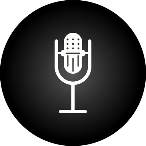 Mic Vector Icon 23346858 Vector Art At Vecteezy