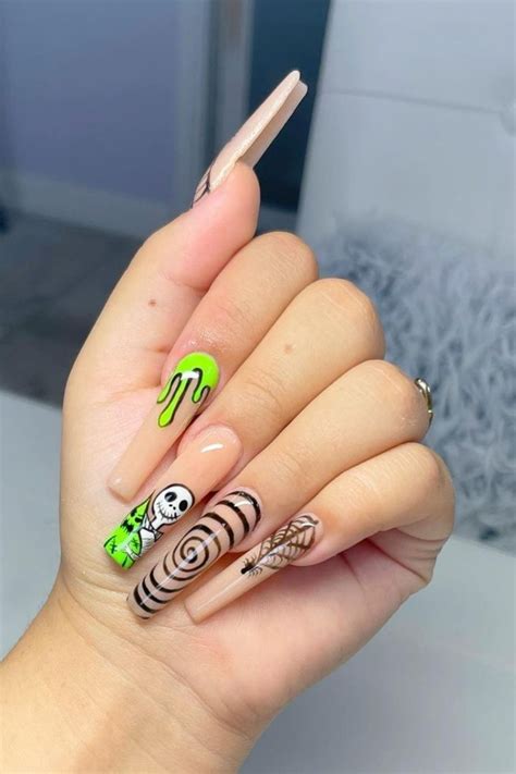 40 Best Halloween Coffin Nails Ideas Youll Actually Want To Wear