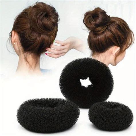 Invisible Hair Bands Accessories 14cm Big Hair Bun Princess Donuts