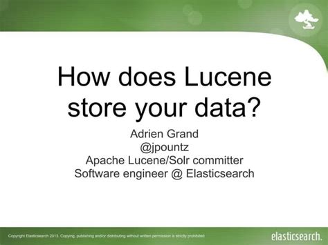Lucene Basics Ppt