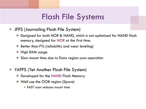 Lecture 15 Flash Memory File Systems Dec 13 2016 Kyu Ho Park Ppt